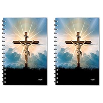 ESCAPER Jesus Christ on Cross Diary (Ruled - A5 Size - 8.5 x 5.5 inches ...