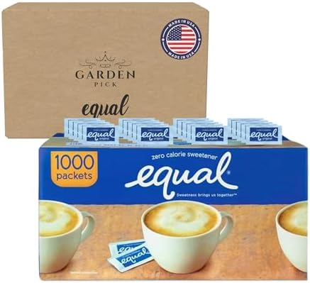 Amazon.com: EQUAL Sweetener Packets – 1000-Count Sugar Substitute ...