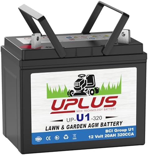Amazon.com: UPLUS U1 Riding Lawn Mower Battery, 12V Garden Tractors ...
