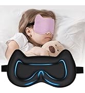 Amazon.com: Silk Sleep Eye Mask for Kids, 100% Real Natural Pure Silk ...