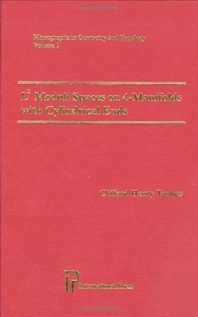 L² Moduli Spaces on 4-Manifolds with Cylindrical Ends (Monographs in ...