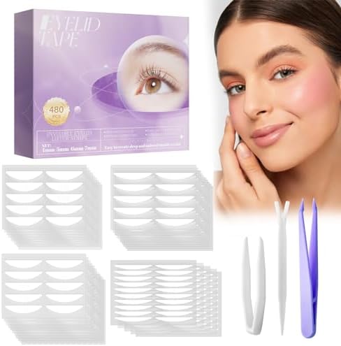 Amazon.com: Eyelid Tape, Eyelid Lifter Strips, Double Eyelid Tape for ...