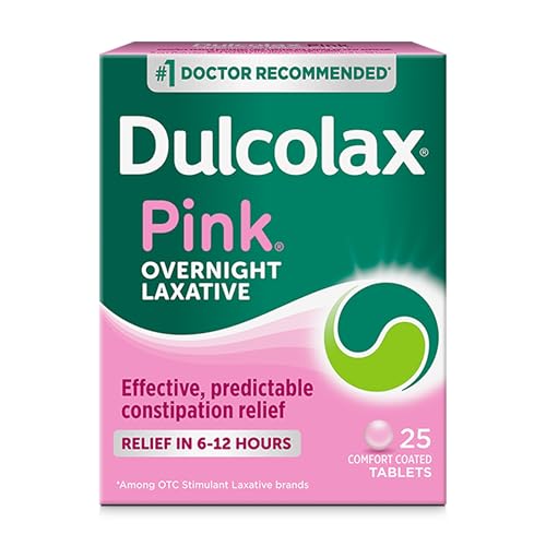 Dulcolax Pink Stimulant Laxative Tablets, Predictable & Effective ...