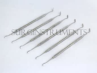 Amazon.com: 6 Band Pusher Scaler Orthodontic Dental Instruments Ortho ...
