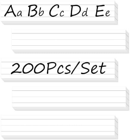 Amazon.com: 112 Sheets Rainbow Sentence Strips, 92LB/250gsm Cardstock ...