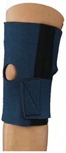Neoprene Velcro Side Closure Knee Stabilizer Brace - Open Patella 10 ...