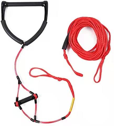 Water Ski Rope Water Ski Rope with Floating Handle, 4 Tube Tows (75ft ...