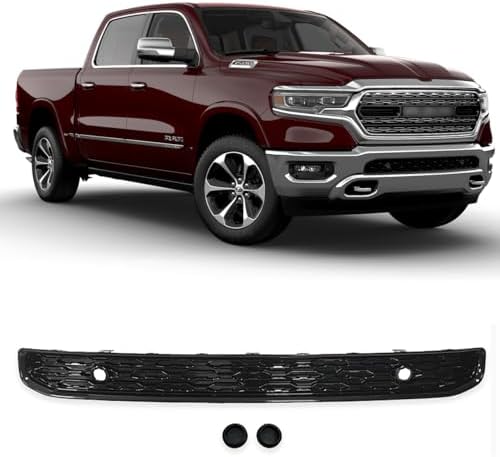 Amazon.com: Front Bumper Lower Grille Grill Glossy Black Compatible ...