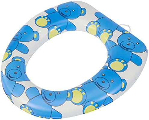 WENKO WC-Sitz Baby-Soft, Toilettenaufsatz für Kinder, gepolsterter und ...