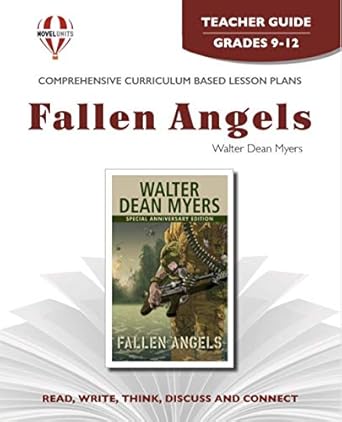 Buy Fallen Angels - Teacher Guide by Novel Units, Inc. Book Online at ...