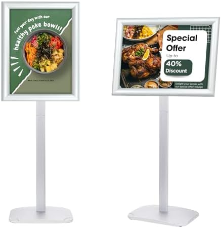 Mutualsign Heavy Duty A3 Poster Stand Floor Standing Sign Stand with ...