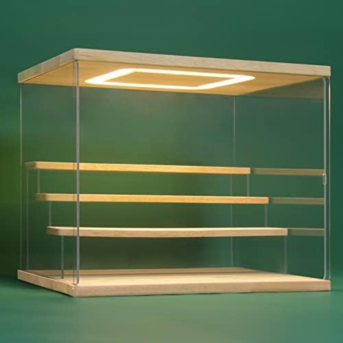 Amazon.com: Led Acrylic Figures Display Case - Clear Action Figurine ...