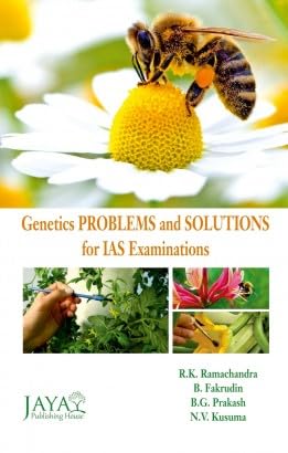 Genetics Problems and solutions for IAS Examinations: 9789391063993: Books - Amazon.ca