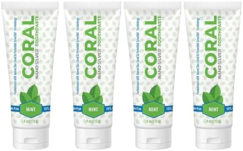 Amazon.com: Optivida- Colloidal Silver Coral Toothpaste | Calcium ...