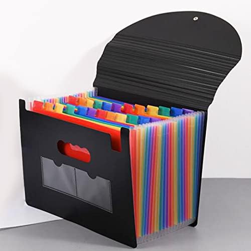 Amazon.com : 24 Pockets A-Z Expanding File Folder - A5 Receipt Document ...