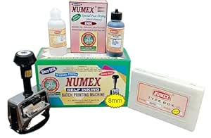 NUMEX (8MM) Self Inking Heavyduty Batch Coding (Printing) Machine/Mini ...