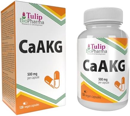 CaAKG (Calcium Alpha Ketoglutarate) 500mg 120 Vegan Capsules, Tested By ...