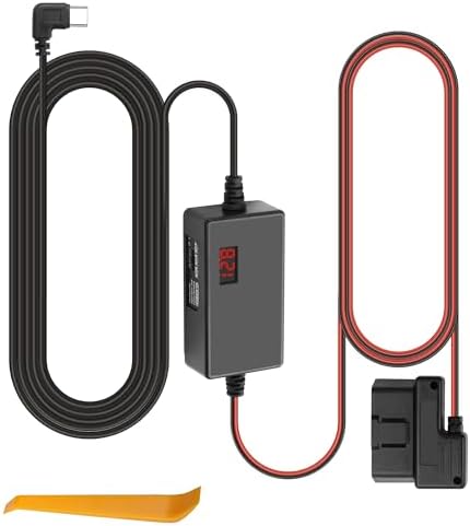 MEIRIYFA OBD OBD2 Power Cable for Dash Camera, OBD2 to USB C Charger ...