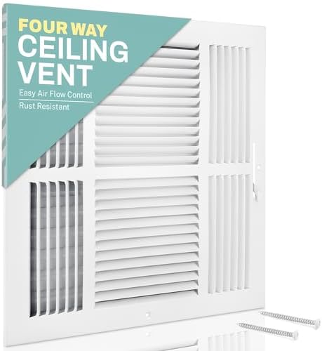 10" X 10" 1-Way Fixed Curved Blade AIR Supply Diffuser - Vent Duct ...