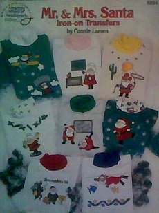 Mr. and Mrs. Santa Iron-On Transfers: Connie Larson: 9780881956535 ...