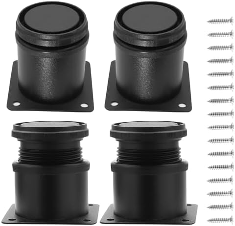 Amazon.com: Masendelk 2.5 Inch Metal Furniture Legs Stainless Steel ...