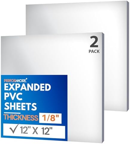 Amazon.com: Performore Expanded PVC Sheet – Lightweight Rigid Foam ...