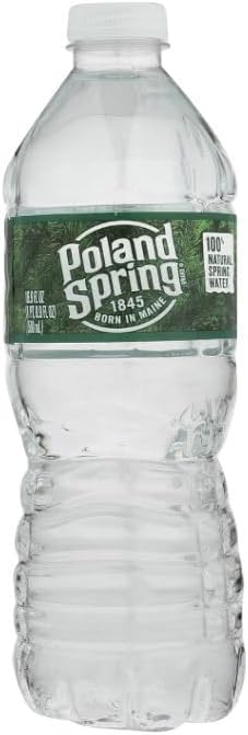 Amazon.com: Poland Springs 100% Natural Spring Water, 16.9 Fl Oz- 64 ...