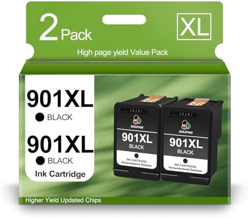 Amazon.com: LinkDocs 901 Black Ink Cartridges Remanufactured Ink ...