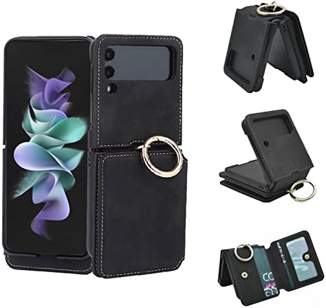 Amazon.com: Phone Case for Samsung Galaxy Z Flip 3 5G 2021 Wallet Cover ...