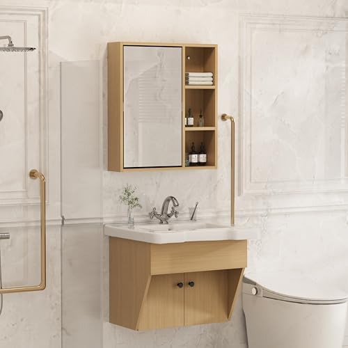 Amazon.com: Findepot 24" Floating Vanity ADA Compliant Modern Wall ...