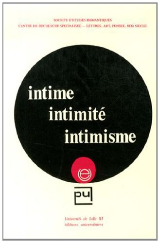 Amazon.in: Buy Intime, intimite, intimitisme Book Online at Low Prices ...