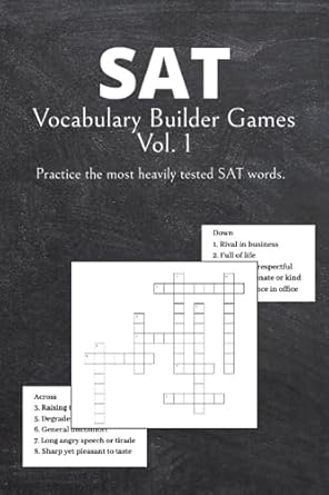 SAT Vocabulary Builder Games Vol 1: SAT Prep Essentials | Amazon.com.br
