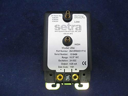 Amazon.com: SETRA SYSTEMS INC 26412R5WD11T1C 0/2.5"WC +-1% # Xdc;4/20mA ...