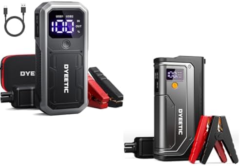 Amazon.com: Portable Car Jump Starter with Carrying Case, 3500A 5000A ...