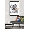 Amazon.com: Trends International NFL New England Patriots - Drip Helmet ...