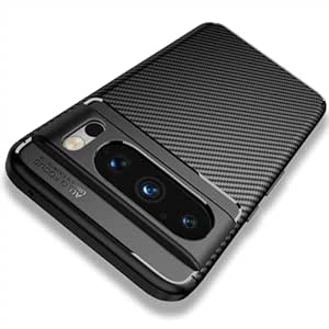 TheGiftKart Rugged Carbon Fibre Armor Back Cover Case for Google Pixel 8 Pro | Shockproof ...