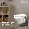 Hindware Studio Wall Hung Western Commode for Bathroom | Made of ...