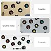 FOMIYES 16pcs Blank Vinyl Records Retro Record Wall Stickers Retro ...