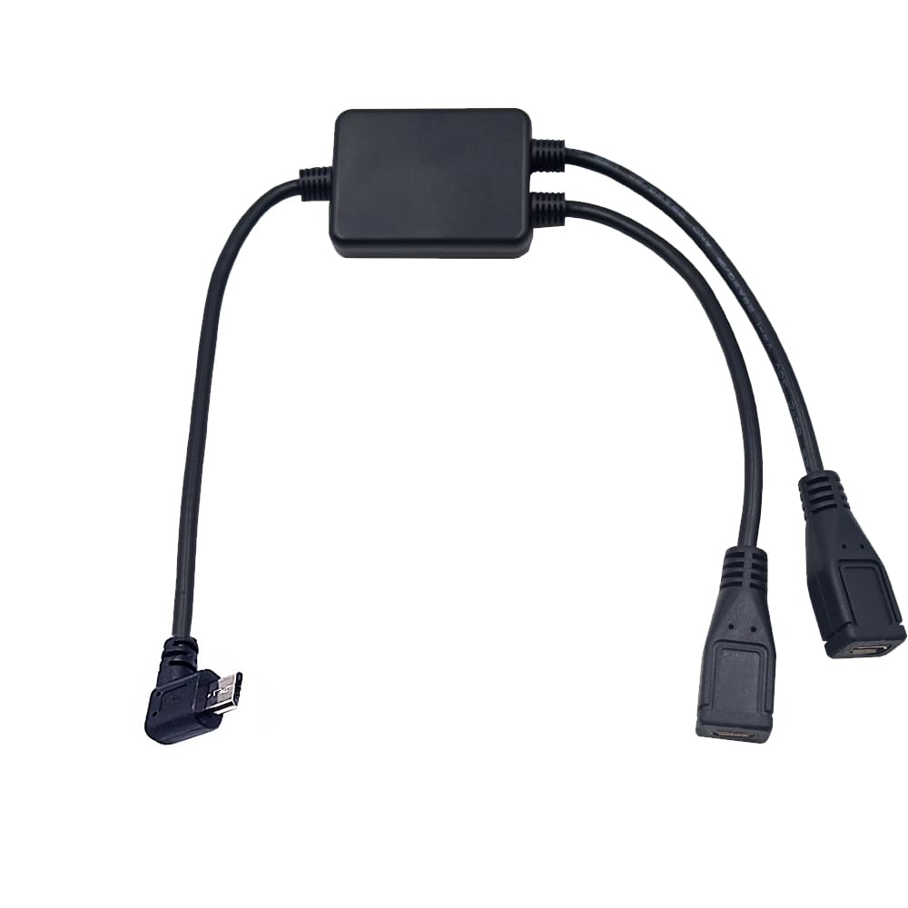Amazon.com: Kework Micro USB 5 Pin Splitter, 30cm Right Angle Micro USB ...