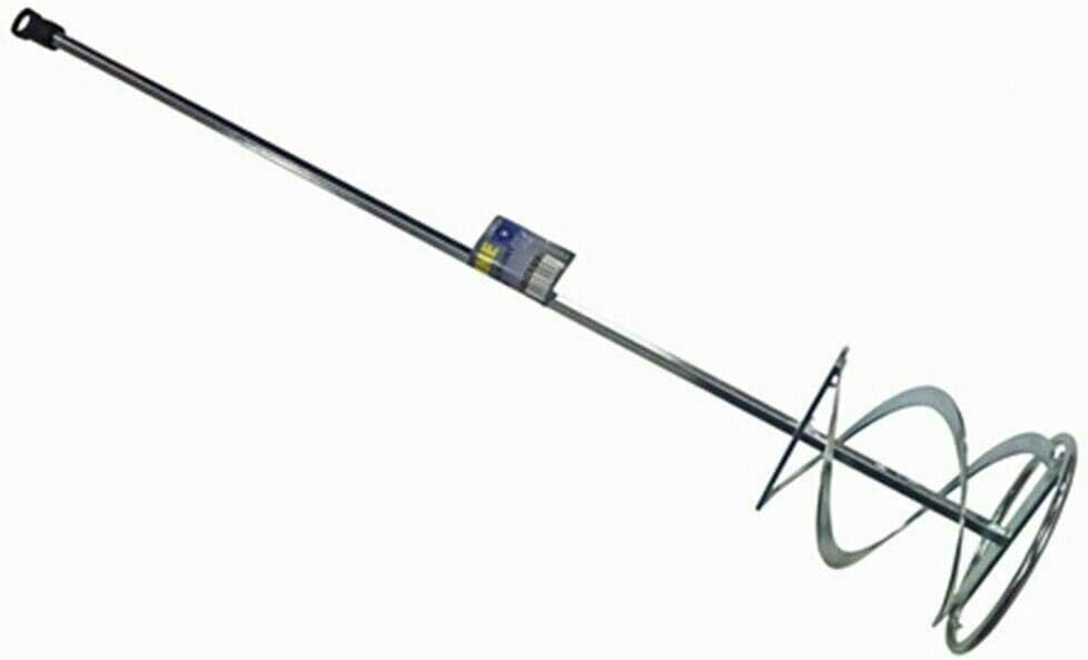 Unibos New Mixing Paddle 120 X 600mm Paint Mixer Plaster Render Whisk ...
