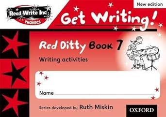 Read Write Inc. Phonics: Get Writing!: Red Ditty Books 6 - 10 Pack of ...