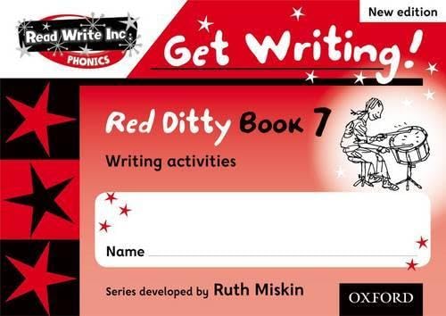 Read Write Inc. Phonics: Get Writing!: Red Ditty Books 6-10 Pack of 50 ...