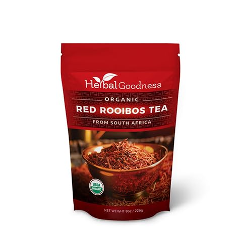 Amazon.com : Organic Rooibos Tea - Caffeine-Free Tea Rich in ...