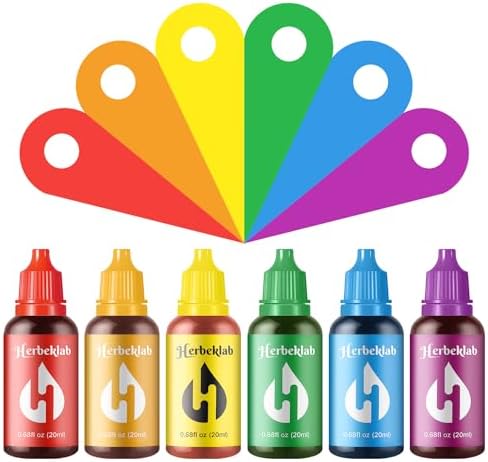 Amazon.com : Food Coloring Liquid Food Dye Water Based Food Color 6 ...