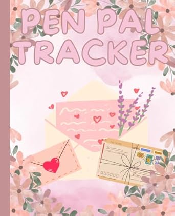 Amazon.com: Pen Pal Tracker: Snail Mail Journal, Journal to keep track ...
