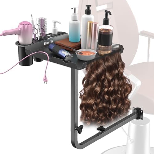 Amazon.com: yeshine Hair Extension Tool Tray, Styling Chair Tray, Metal ...