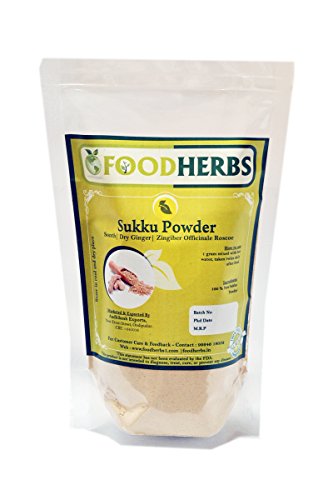 Foodherbs Saunth/Sukku/Dry Ginger Powder (200 Gm/0.44 Lbs) | Amazon ...