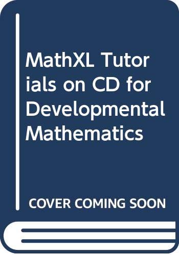 Amazon.com: MathXL Tutorials on CD for Developmental Mathematics ...