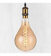 WHFIALUX Oversized Decorative LED Light Bulbs, Giant Vintage Edison ...
