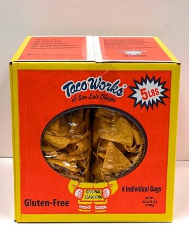 Amazon.com: Taco Works Tortilla Chips, Original Seasoning, No ...
